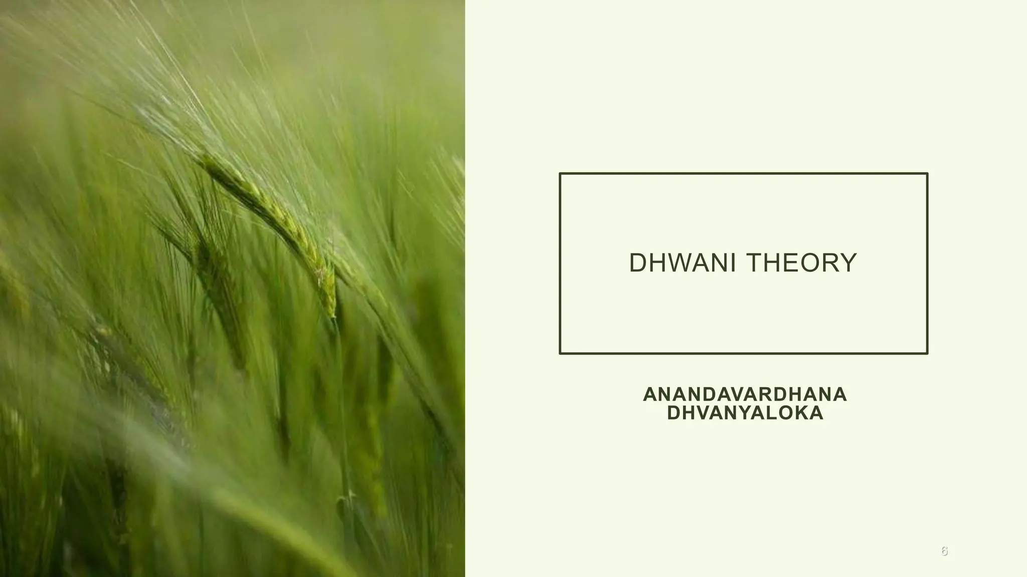 INDIAN AESTHETIC THEORY AN OVER VIEW - BY Dr. VILASINI K A | PPTX