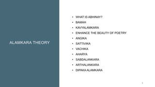 INDIAN AESTHETIC THEORY AN OVER VIEW - BY Dr. VILASINI K A | PPTX