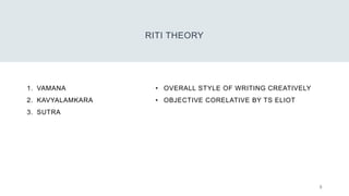 INDIAN AESTHETIC THEORY AN OVER VIEW - BY Dr. VILASINI K A | PPTX