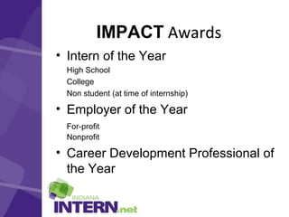 Increasing Internships , Increasing Placement: Focusing on the Student ...