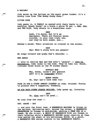 Indiana Jones And The City Of The Gods Frank Darabont script | PPT