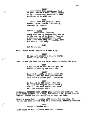Indiana Jones And The City Of The Gods Frank Darabont script | PPT