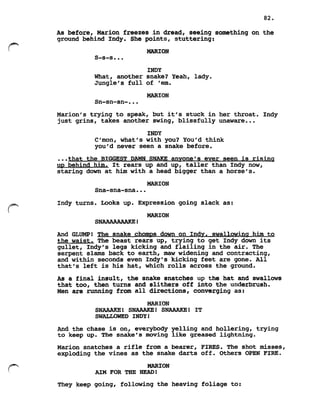 Indiana Jones And The City Of The Gods Frank Darabont script | PPT