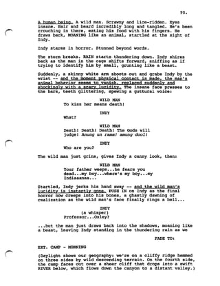 Indiana Jones And The City Of The Gods Frank Darabont script | PPT