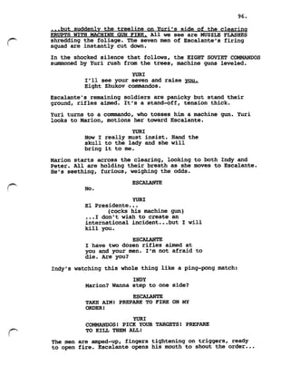 Indiana Jones And The City Of The Gods Frank Darabont script | PPT