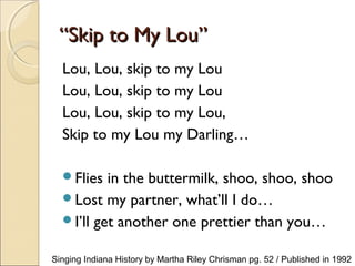 Indiana Music - A Historical Overview | PPT