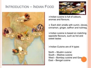 Indian and western food | PPTX