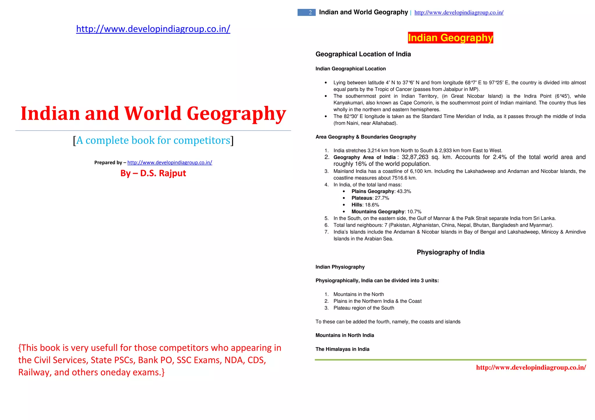 Indian and world geography | PDF
