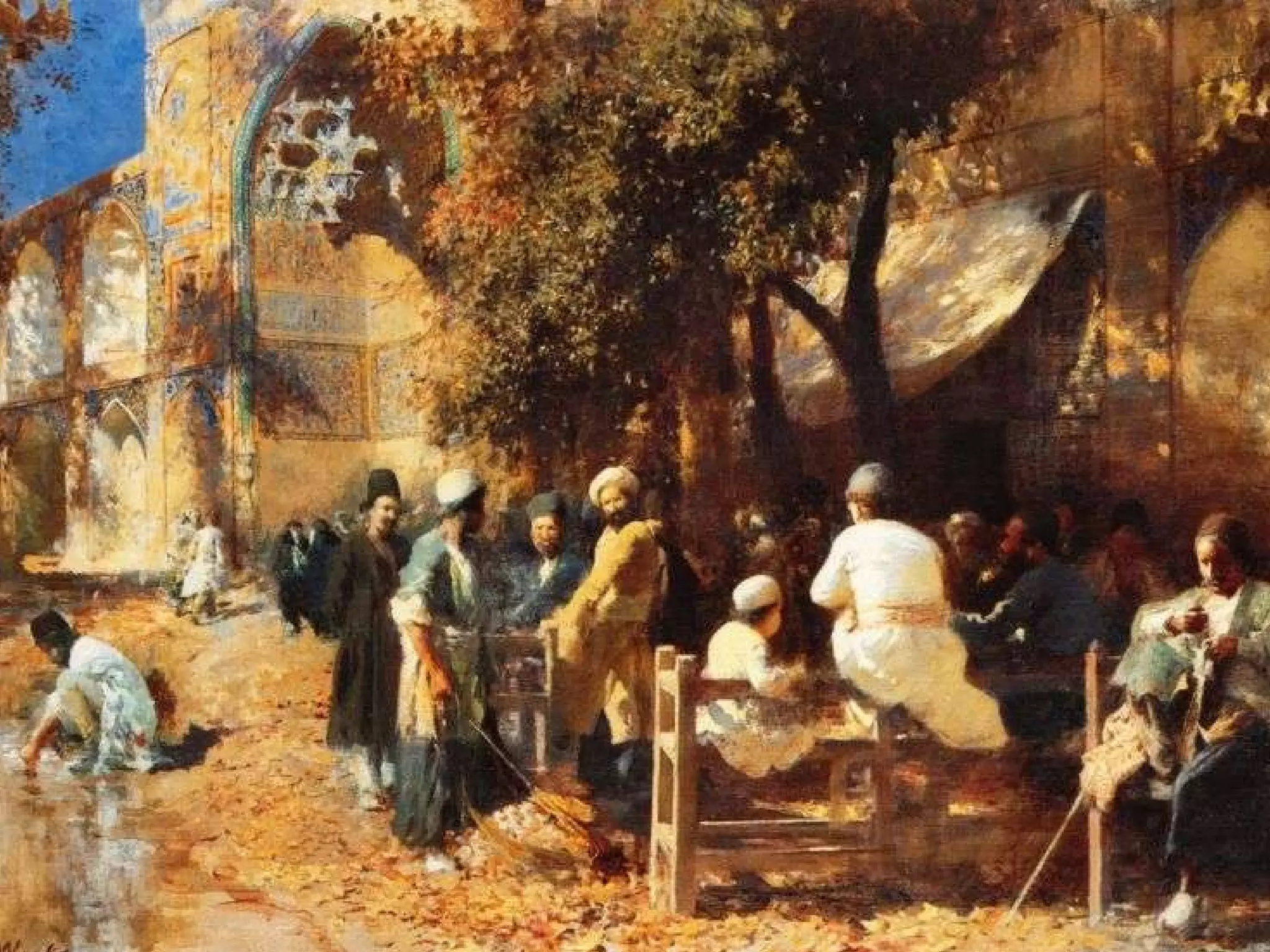 Indian arabian life scenes old paintings-(catherine) | PPT