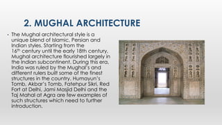 Indian architecture - CULTURAL AND POLITICAL STUDIES | PDF