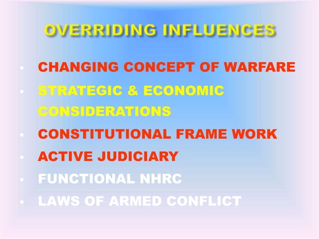 Indian Armed Forces Perspective in the Background of Low Intensity ...