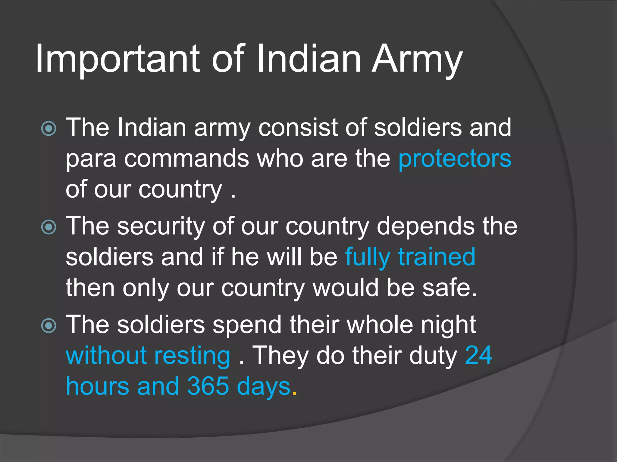 Indian army | PPTX