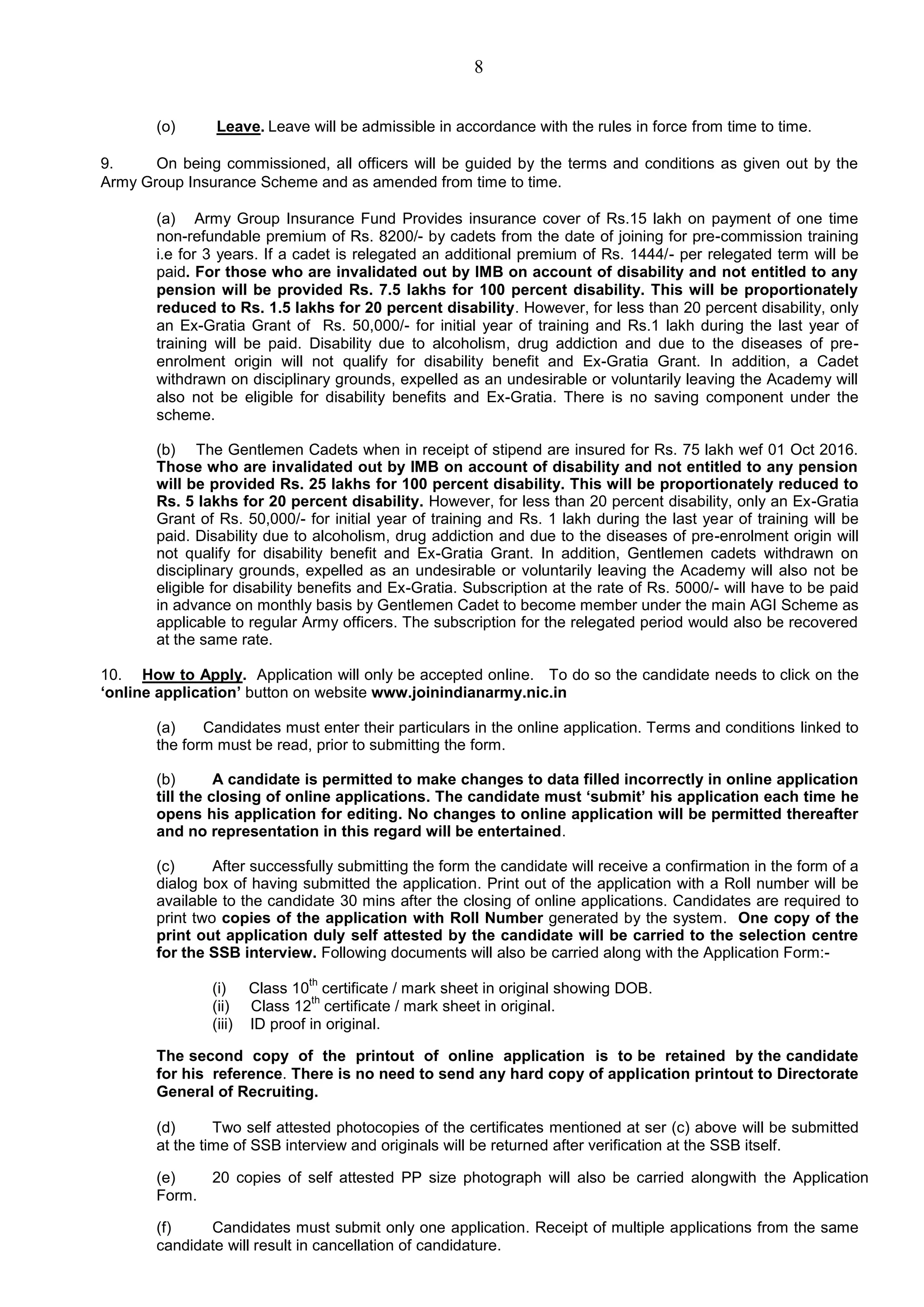 Indian army tech entry | PDF