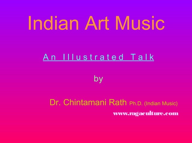 Indian art music | PPT