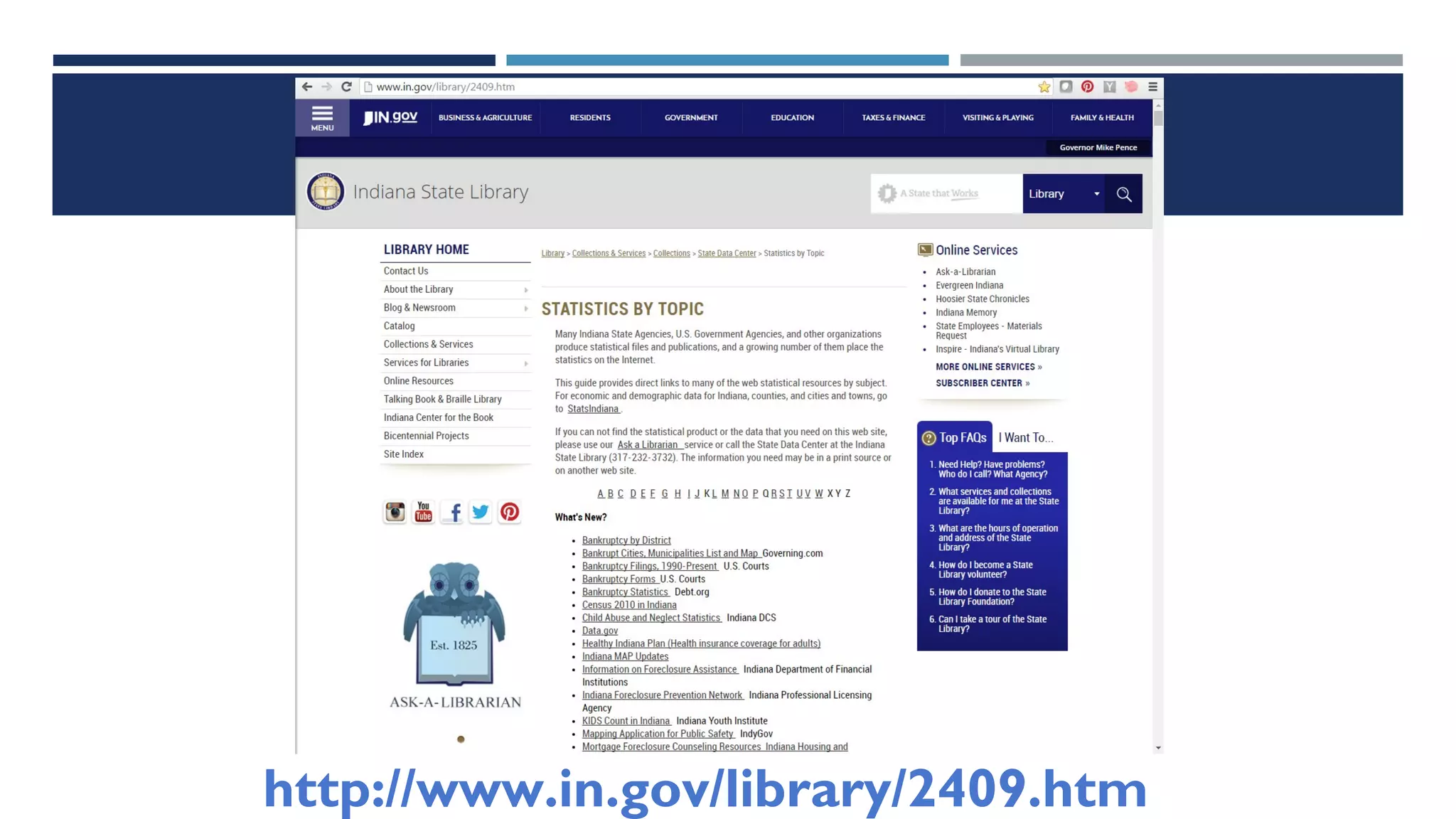 Indiana State Data Center: Access to the Data You Need | PPT
