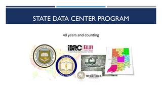 Indiana State Data Center: Access to the Data You Need | PPT