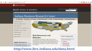 Indiana State Data Center: Access to the Data You Need | PPT