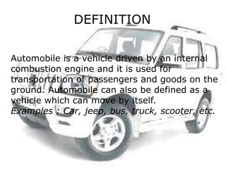 Indian auto history | PPTX