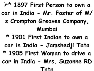 Indian automobile industry | PPT