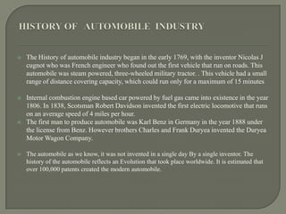 Indian automobile industry | PPT
