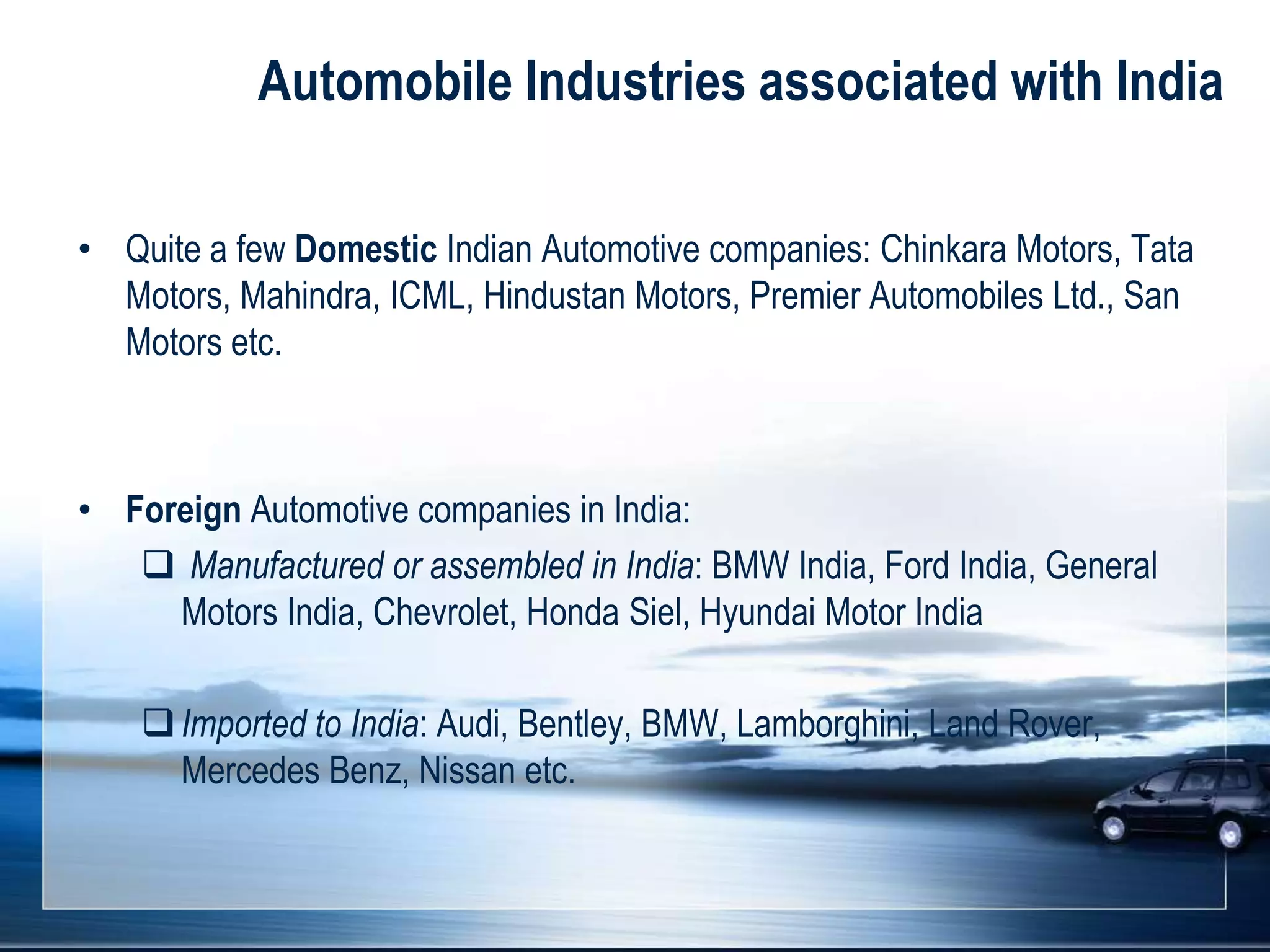 Indian automobile industry transformation from oligopoly to ...