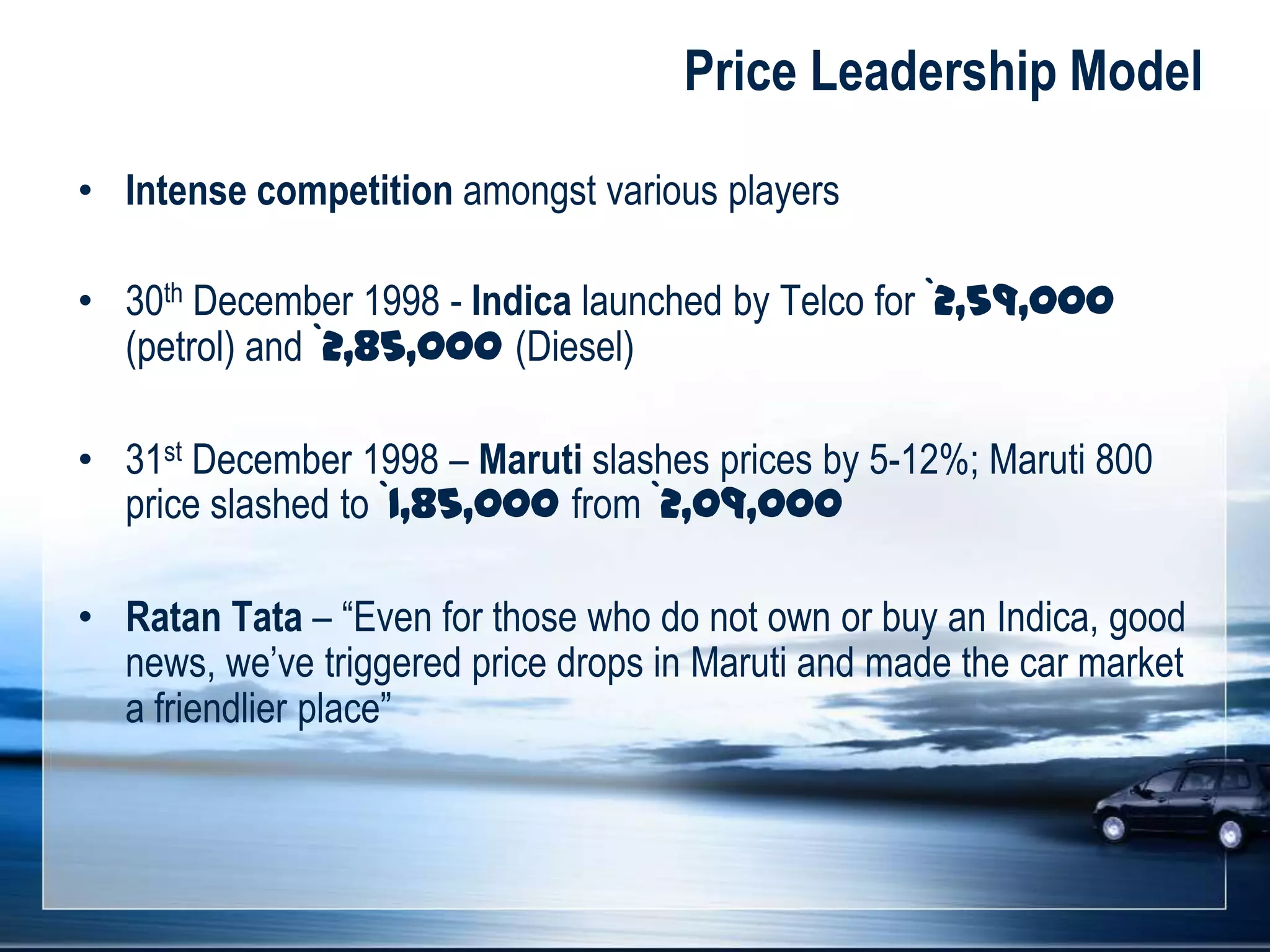 Indian automobile industry transformation from oligopoly to ...