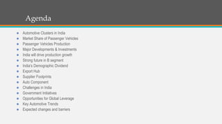 Indian automobile industry growth, challenges, opportunities | PDF