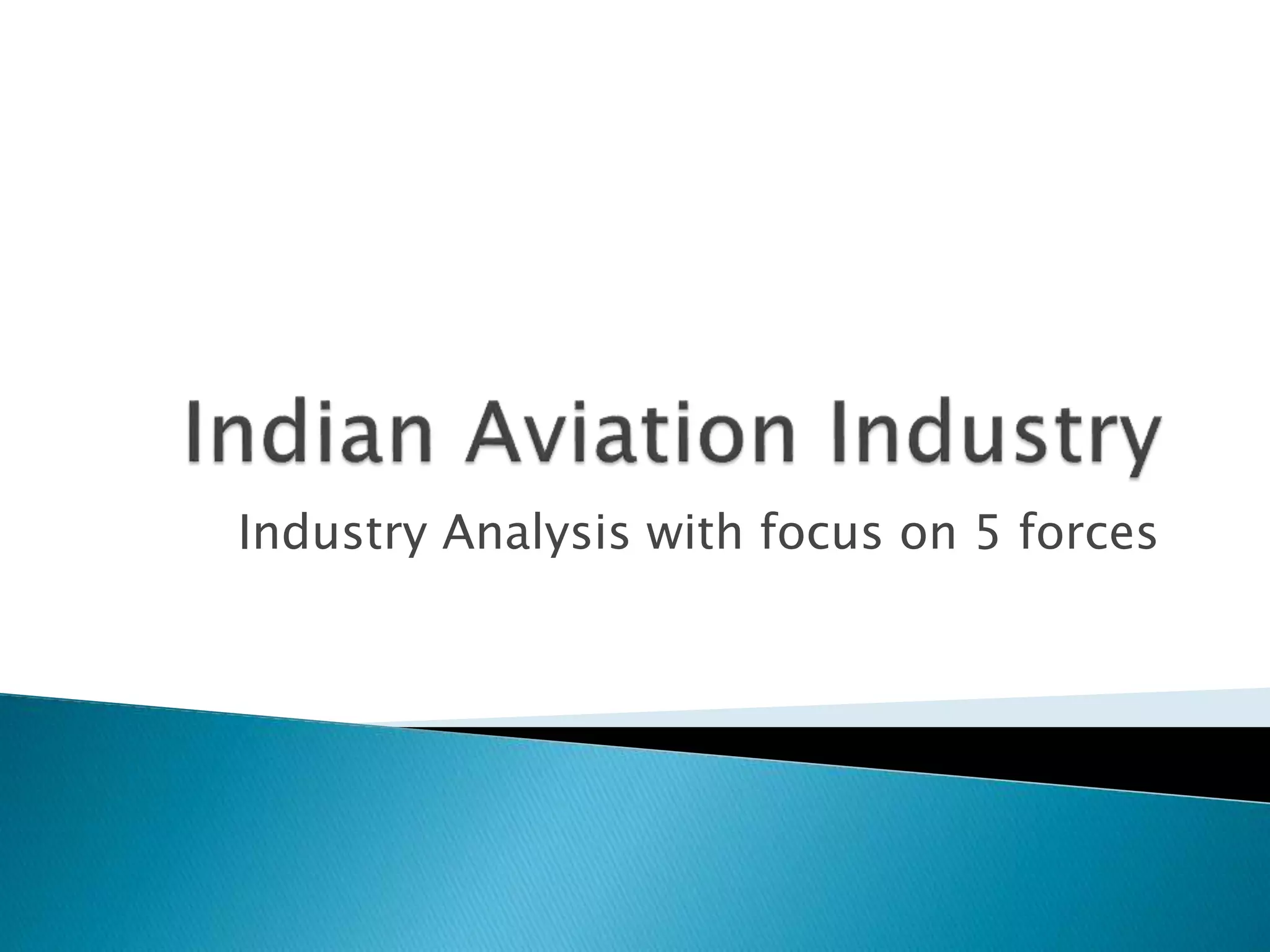 Indian aviation industry analysis | PPTX