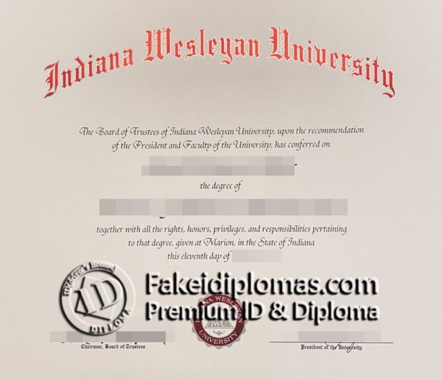 Indiana Wesleyan University diploma | PDF