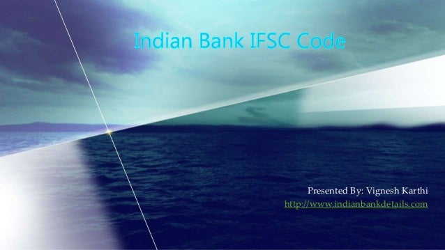 Indian bank ifsc code