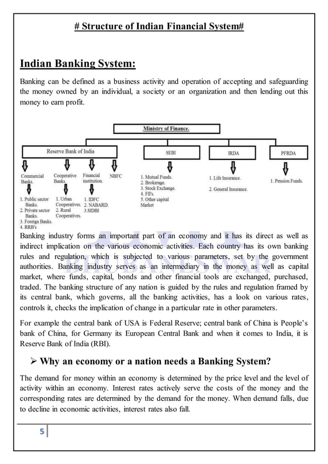 Indian banking and financial system. | PDF