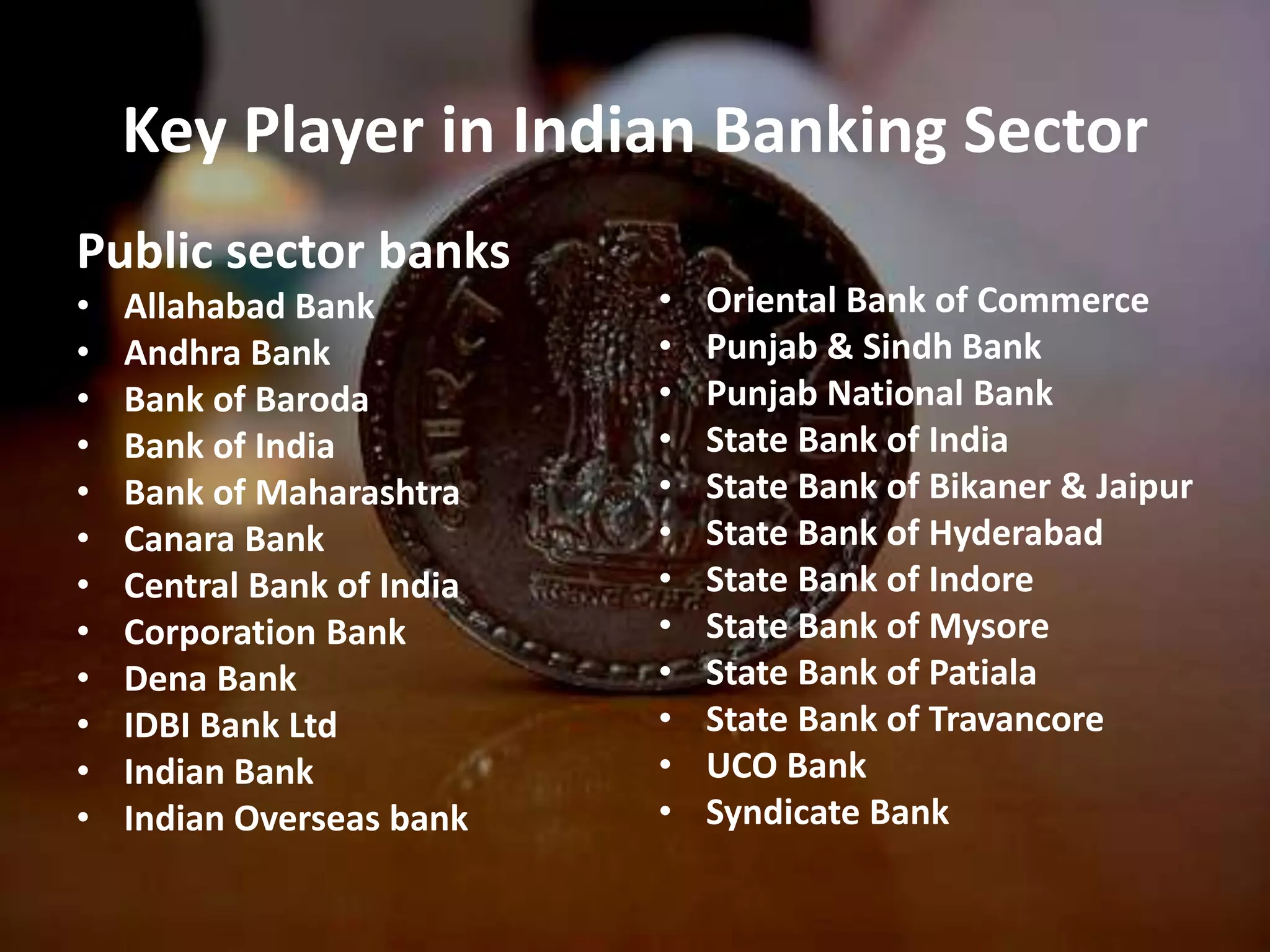 Indian banking industry ppt | PPTX | Business Banking & Finance | Business