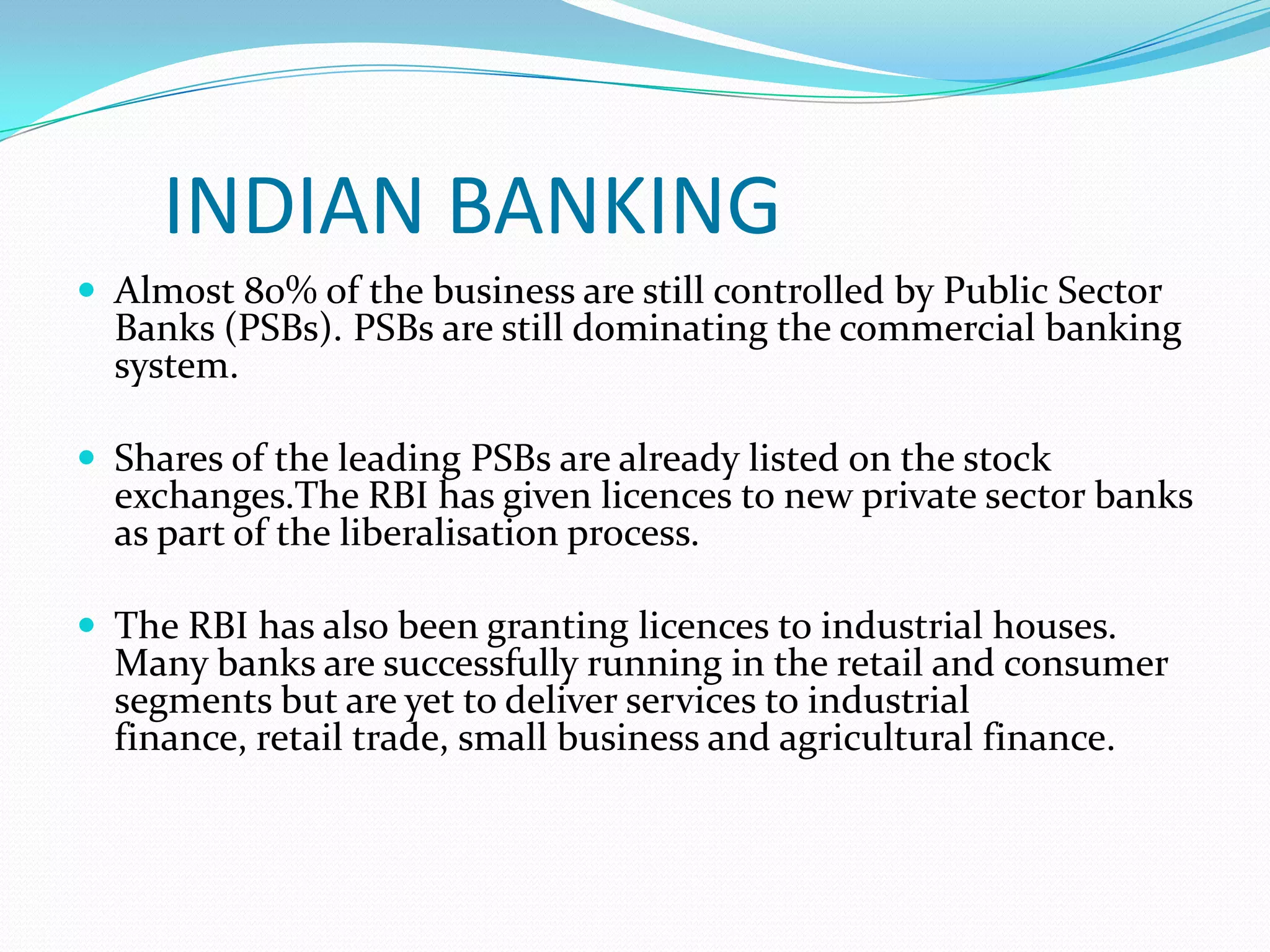 Indian Banking Sector | PPTX
