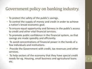 Indian banking system | PPTX