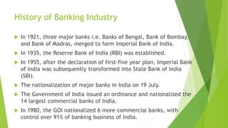 Indian banking system- Himani Panwar | PPTX | Business Banking ...