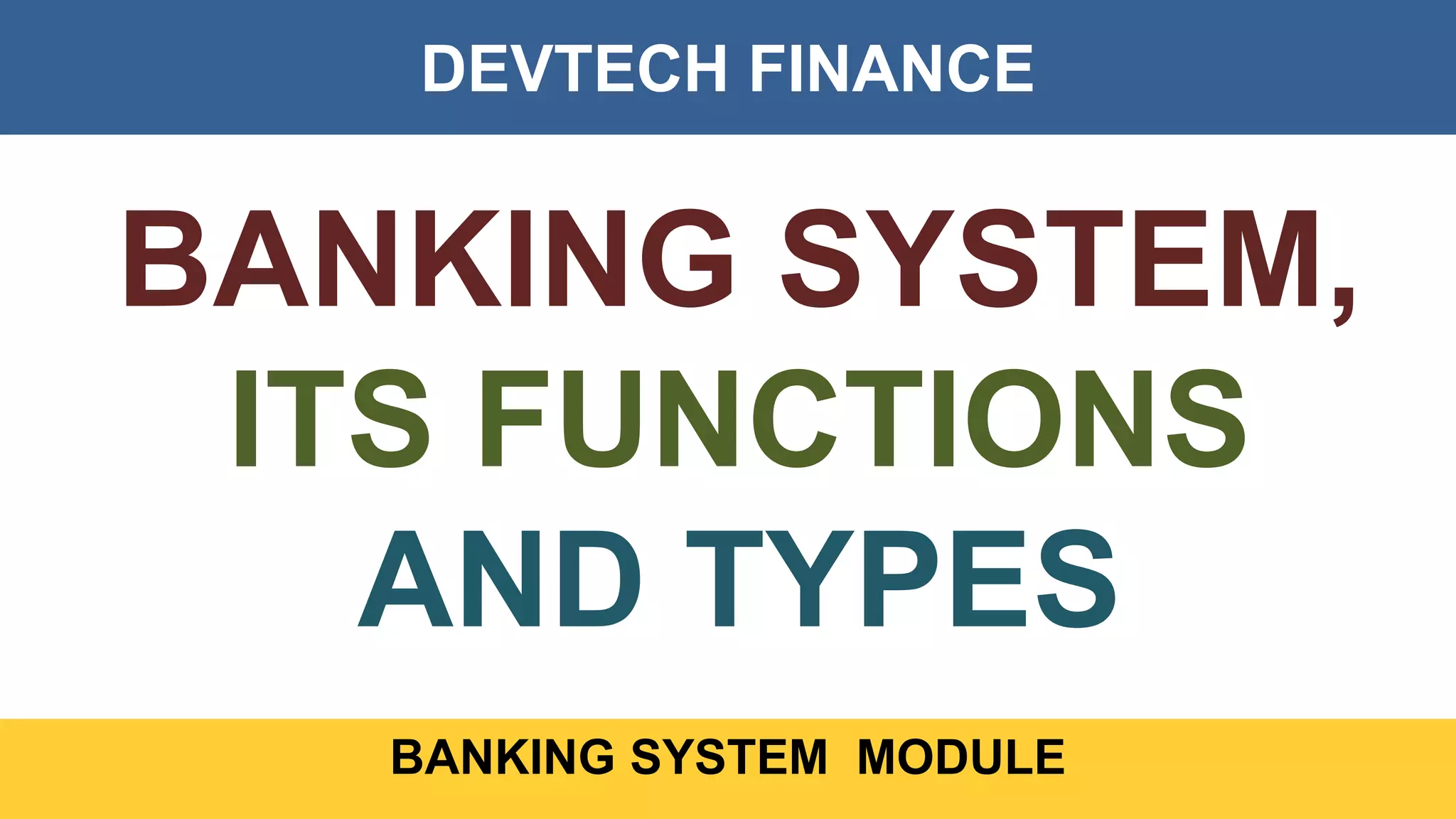 Indian Banking System | PPT