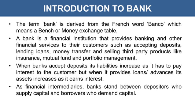Indian Banking System | PPT