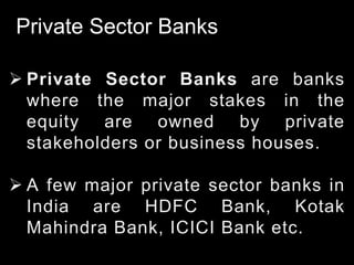 Indian banking system | PPTX