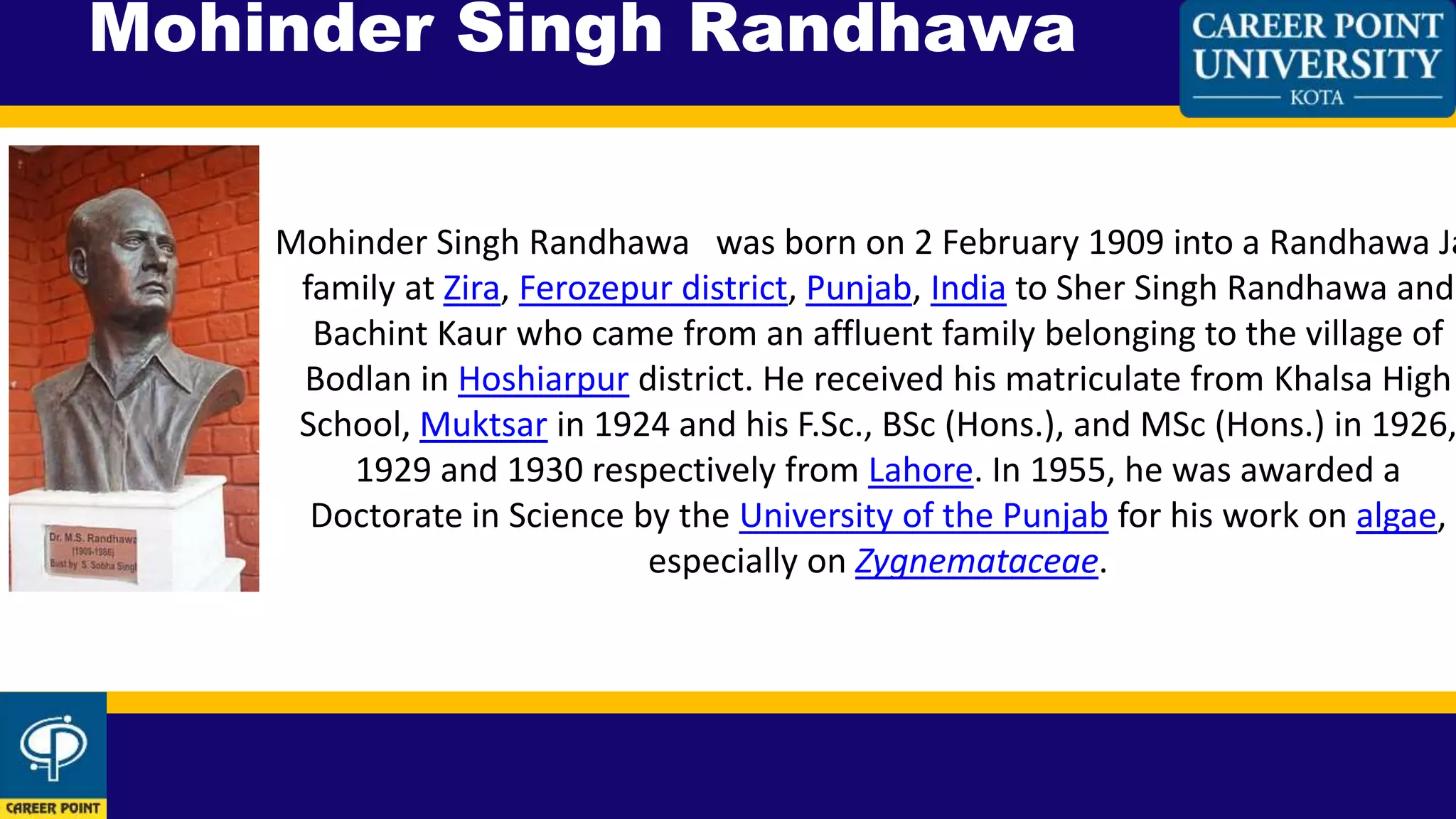 Indian biologist | PPTX
