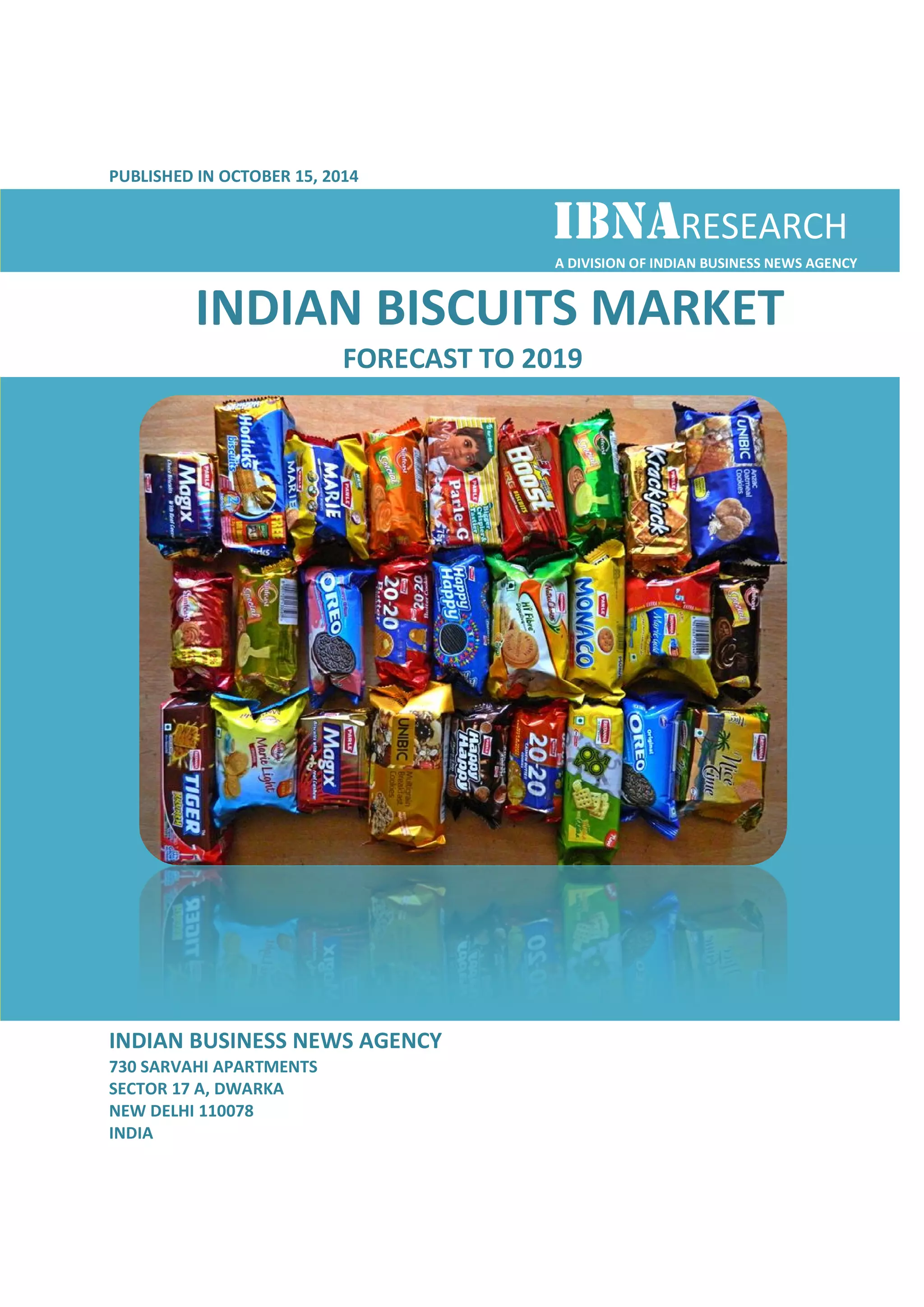 Indian biscuits market forecast to 2019 | PDF