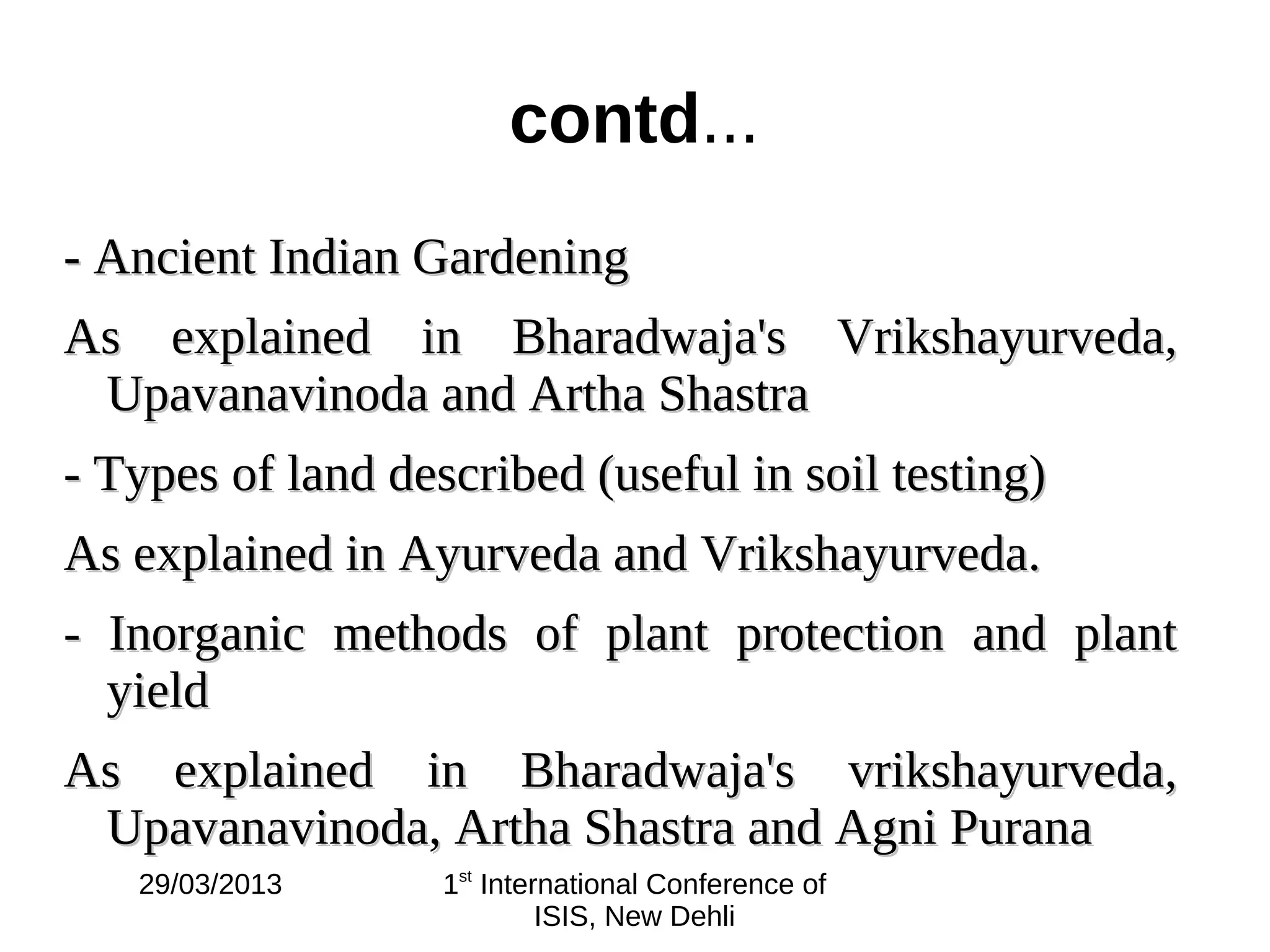 Concepts of ancient Indian botany | PDF