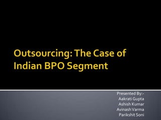 Indian Bpo Industry Case | PPTX