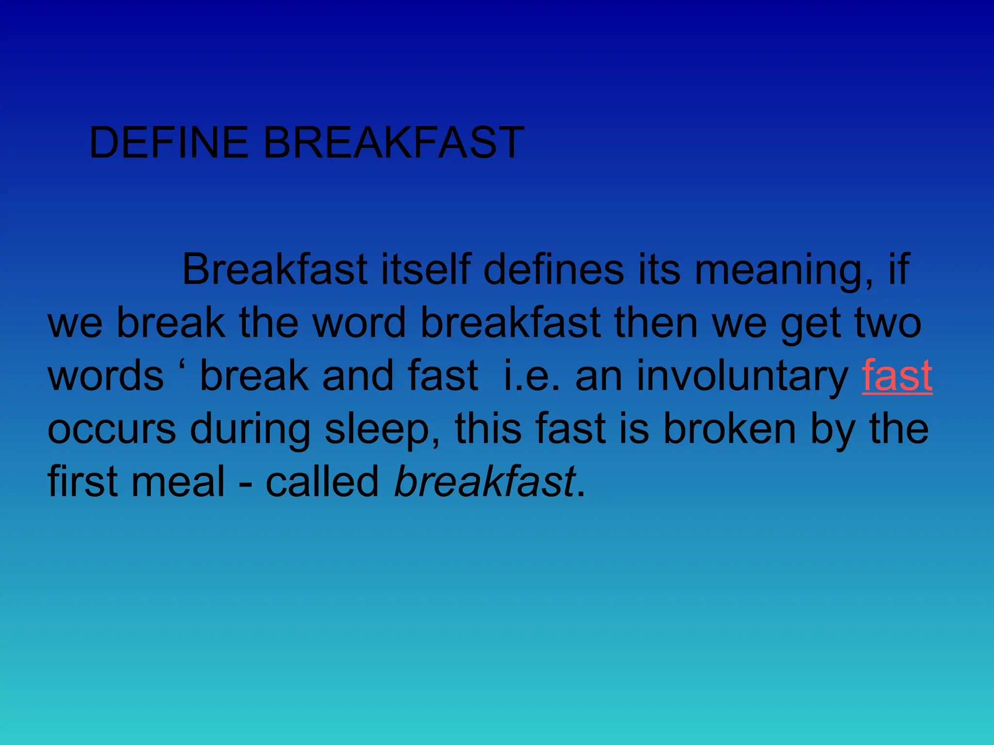 INDIAN Breakfast of all states in India and states | PPT