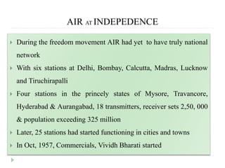 Indian broadcasting | PPTX