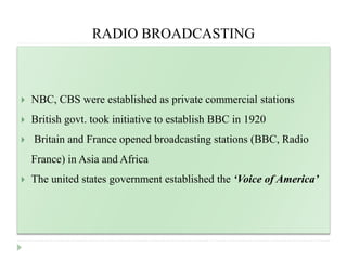 Indian broadcasting | PPTX
