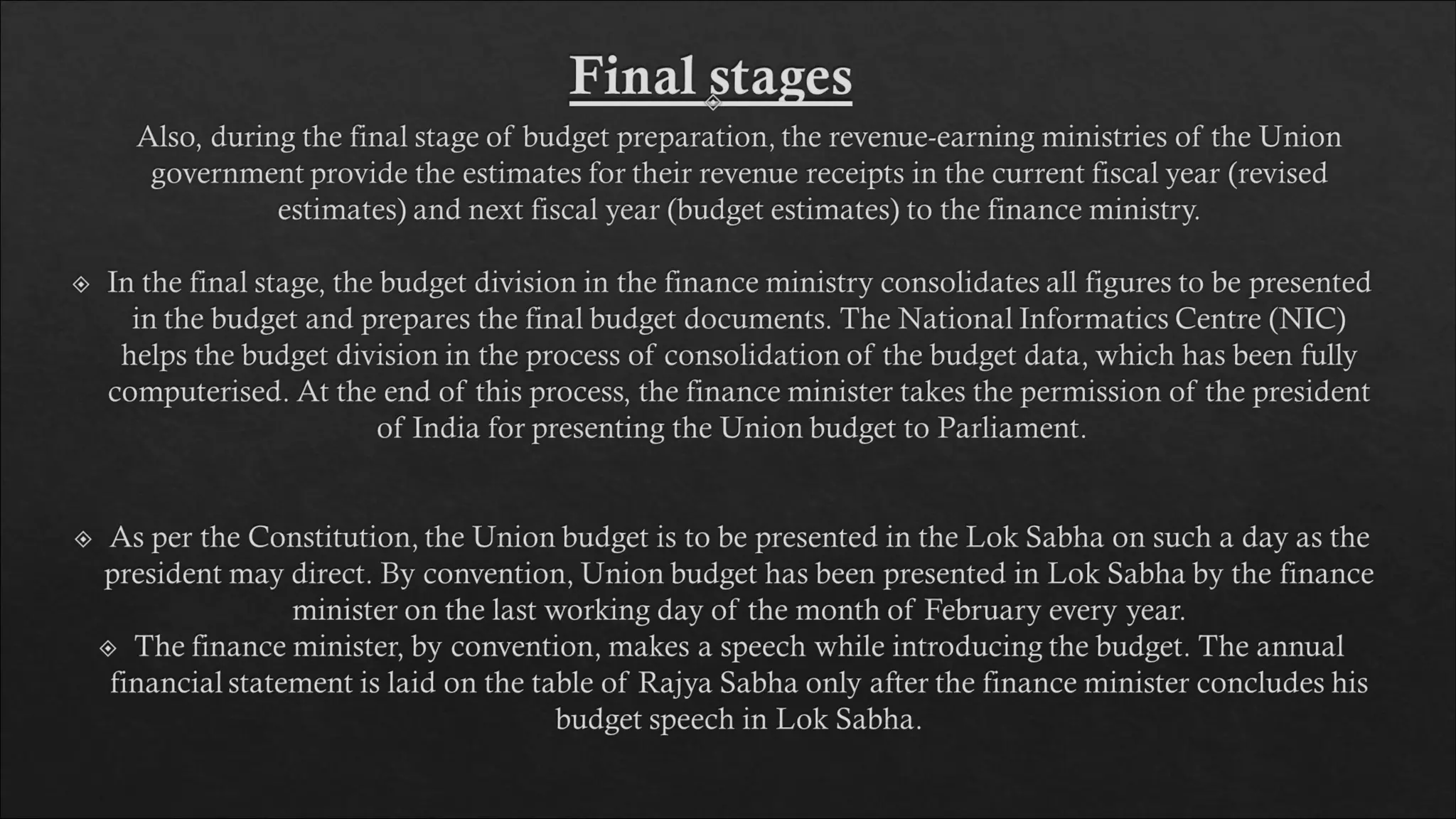 Indian budget ppt | PPT