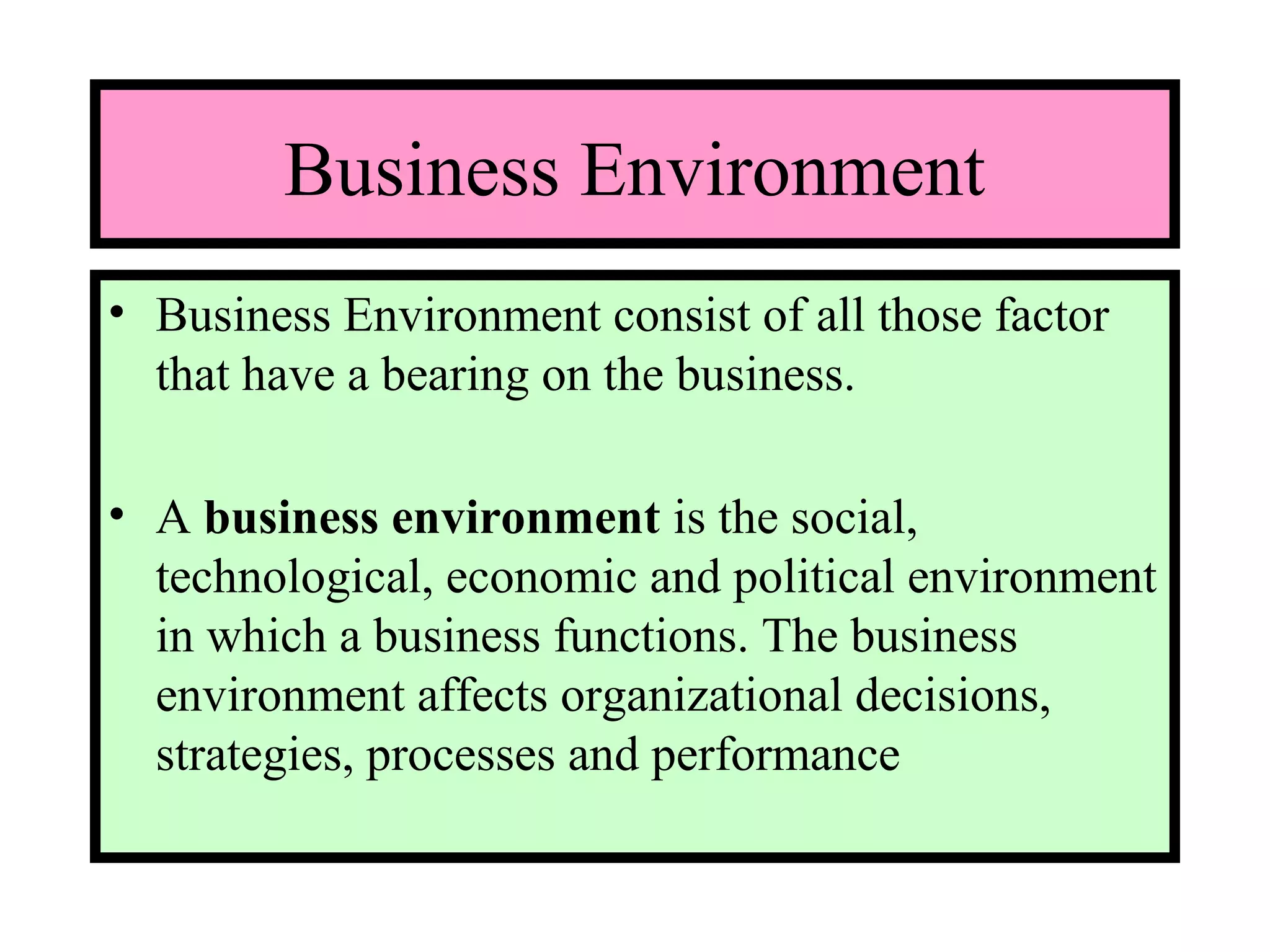 Indian business environment | PPT