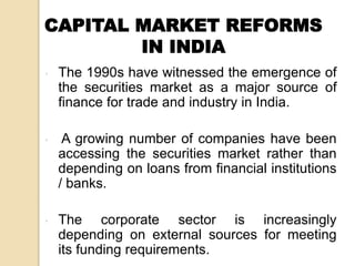 Indian Capital Market Reforms | PPTX | Stocks and Bonds | Personal ...