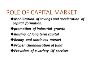 Indian capital market reforms
