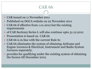 CAR 66 | PPTX
